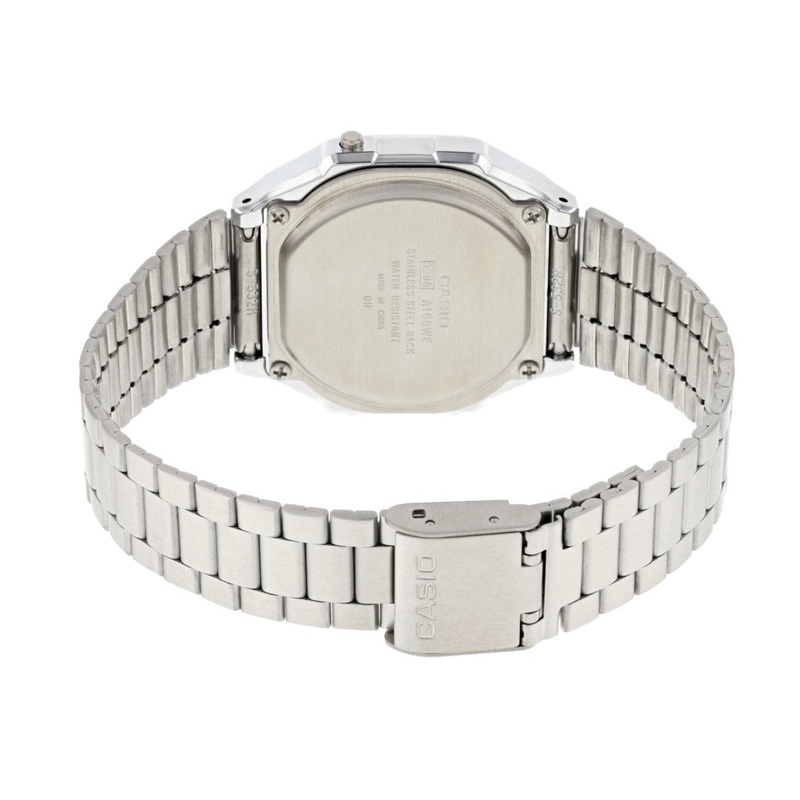 ⚡Reloj Casio A168WEM-7EF plateado digital con espeja plata espejada.